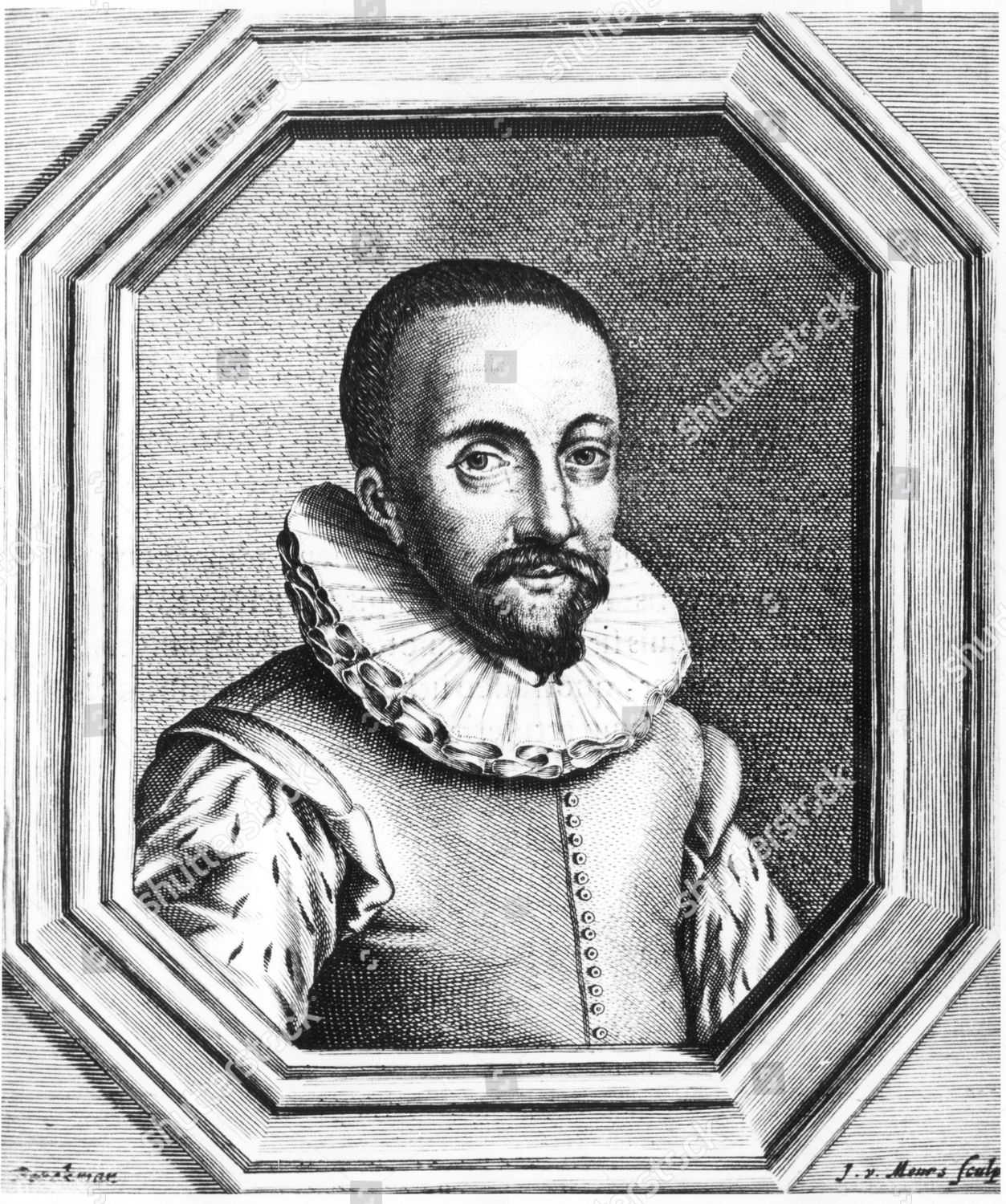Hans Lippershey D1619 Dutch Optician Credited Editorial Stock Photo ...