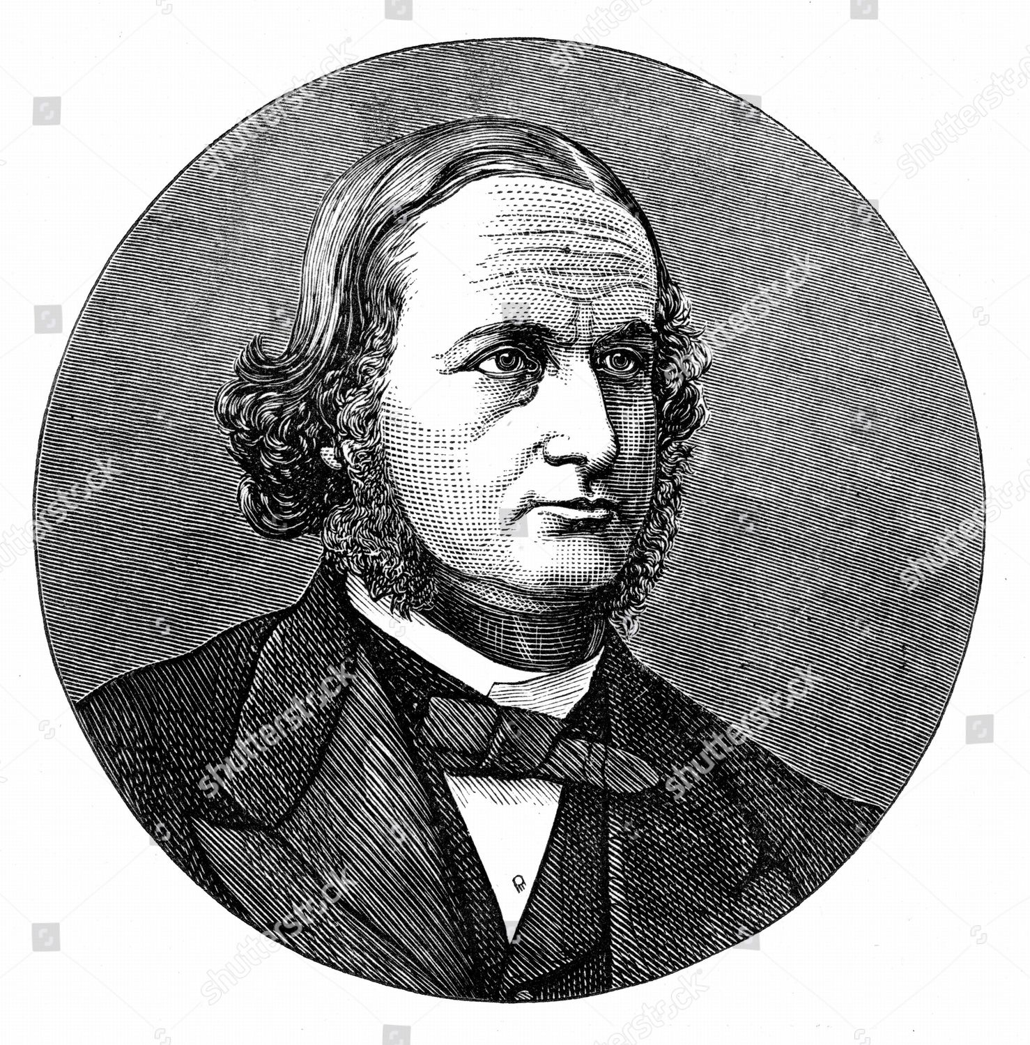 Gustave Robert Kirchhoff 18241887 German Physicist Editorial Stock ...