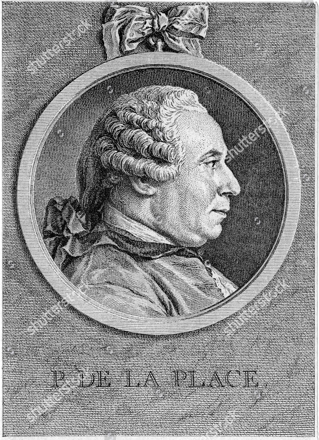 Pierre Simon Laplace 17491827 French Mathematician Editorial Stock ...
