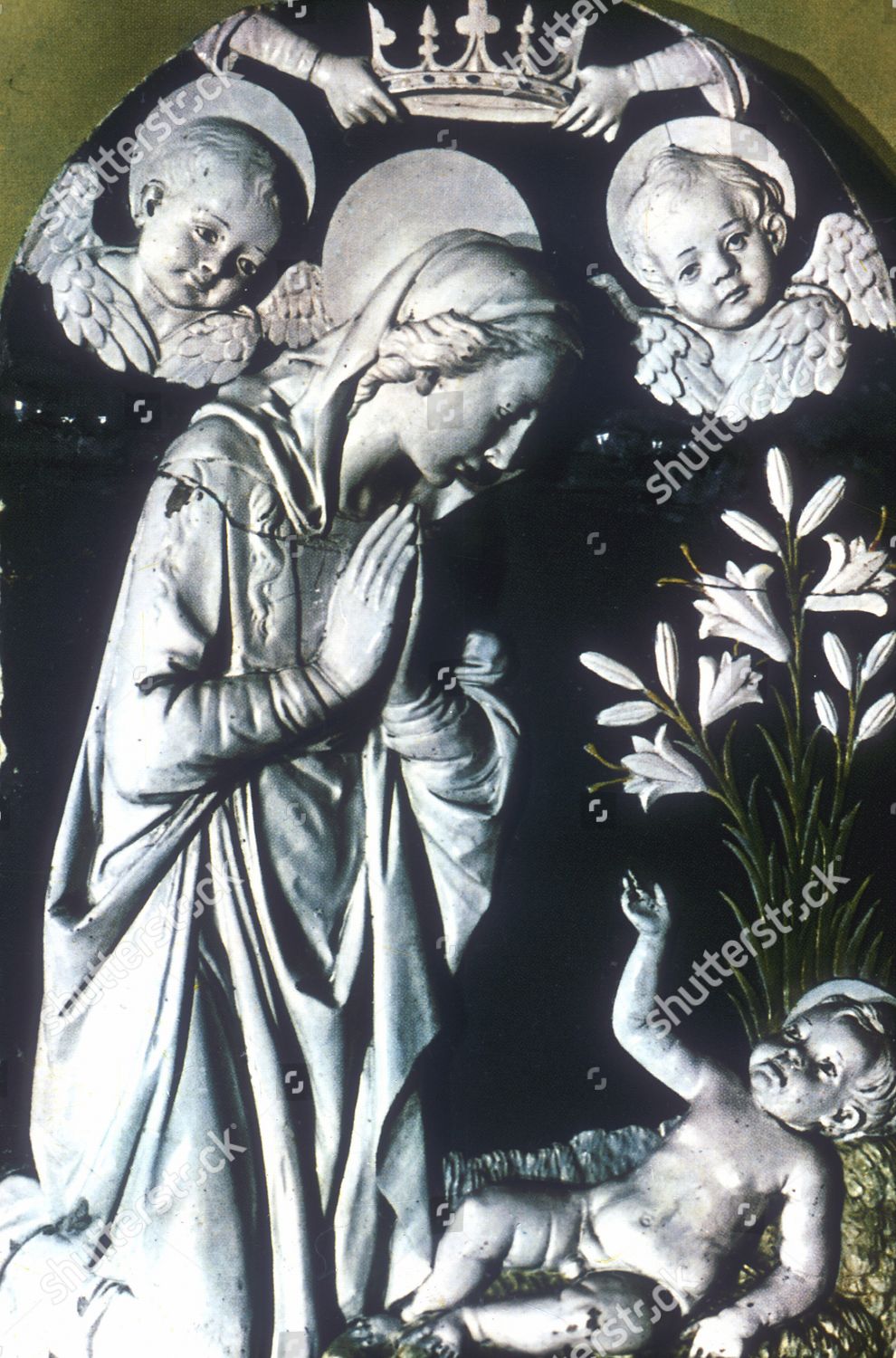 Adoration Virgin Mary Hands Position Prayer Editorial Stock Photo ...
