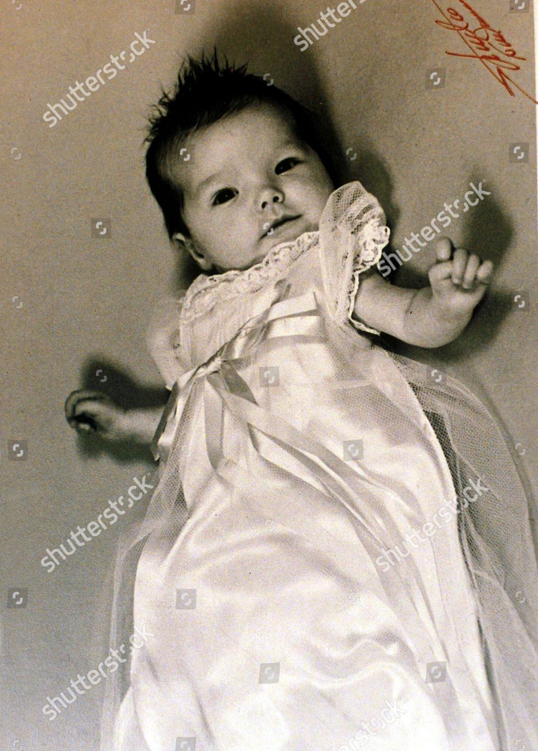 Bjork Baby Her Christening Gown 1965 Editorial Stock Photo - Stock ...