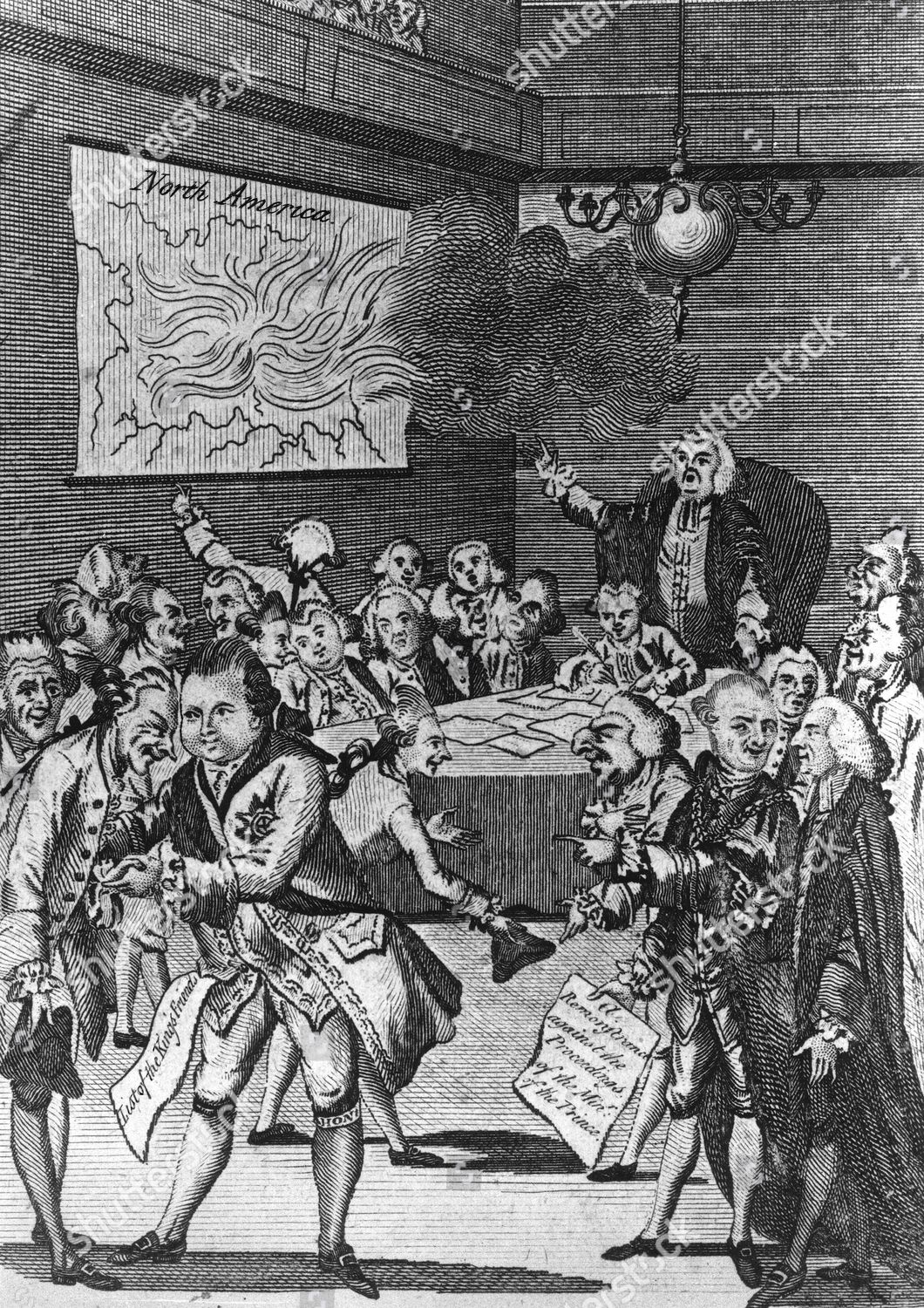 Caricature On Start Revolutionary War Editorial Stock Photo - Stock ...