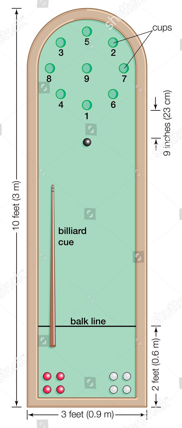 Table Setup Bagatelle Game Played Billiard Editorial Stock Photo ...