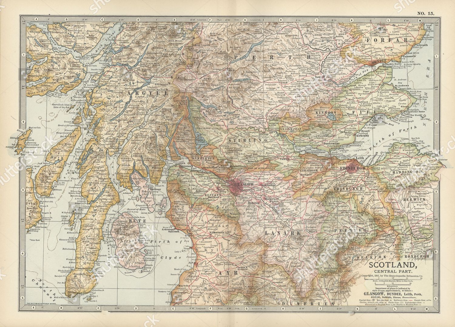 Map Scotland Editorial Stock Photo - Stock Image | Shutterstock