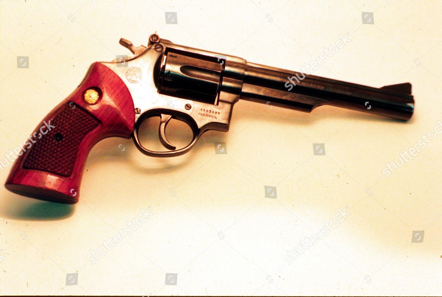 Brazilian 387 Magnum Revolver Editorial Stock Photo - Stock Image ...