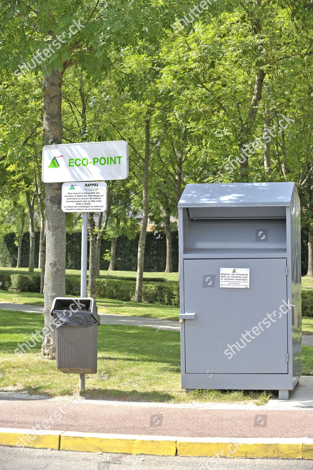 Clothes Collection Bins Donation Charity Editorial Stock Photo - Stock ...