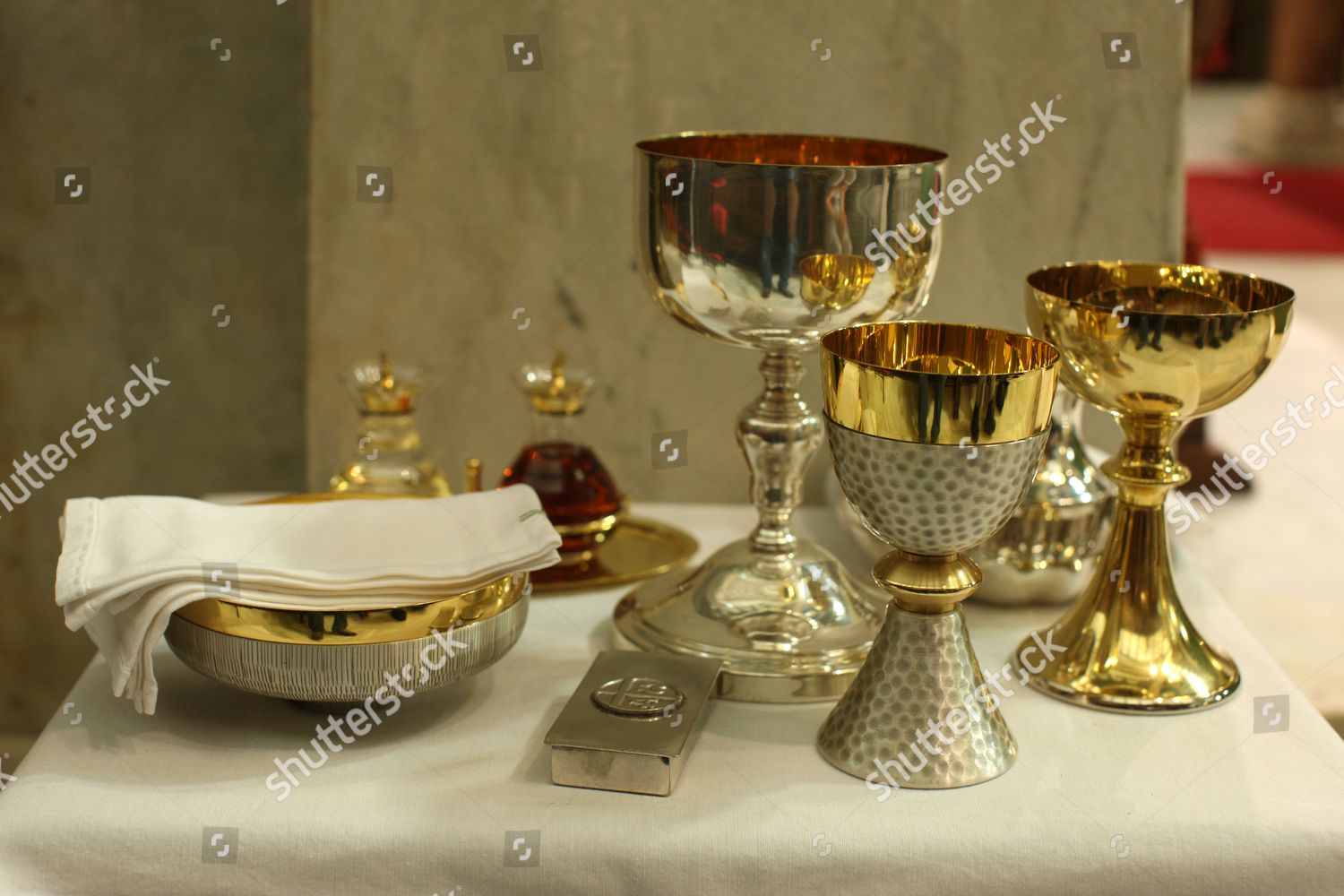 Liturgical Vessels Catholic Church Editorial Stock Photo - Stock Image ...