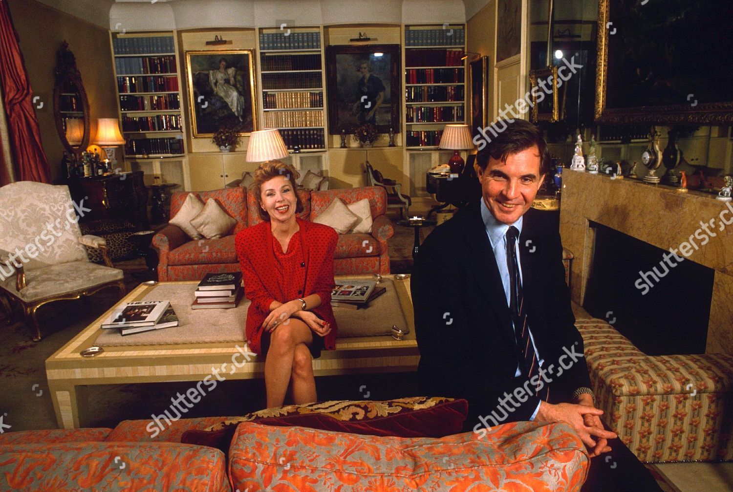 Jonathan Aitken Wife Lolicia Editorial Stock Photo - Stock Image ...