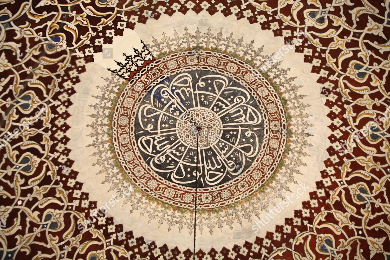 Sultan Mausoleum Ceiling Editorial Stock Photo - Stock Image | Shutterstock