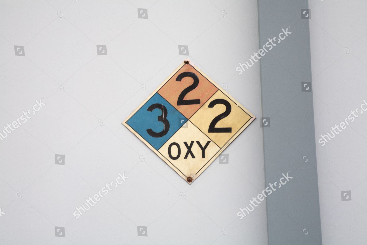 Nfpa Warning Placards National Fire Protection Editorial Stock Photo ...