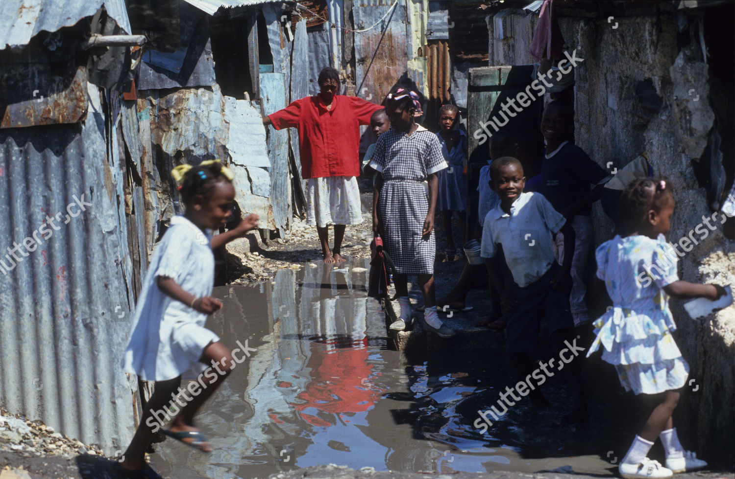 Slums Haiti Cite Soleil Shanty Town Editorial Stock Photo - Stock Image ...