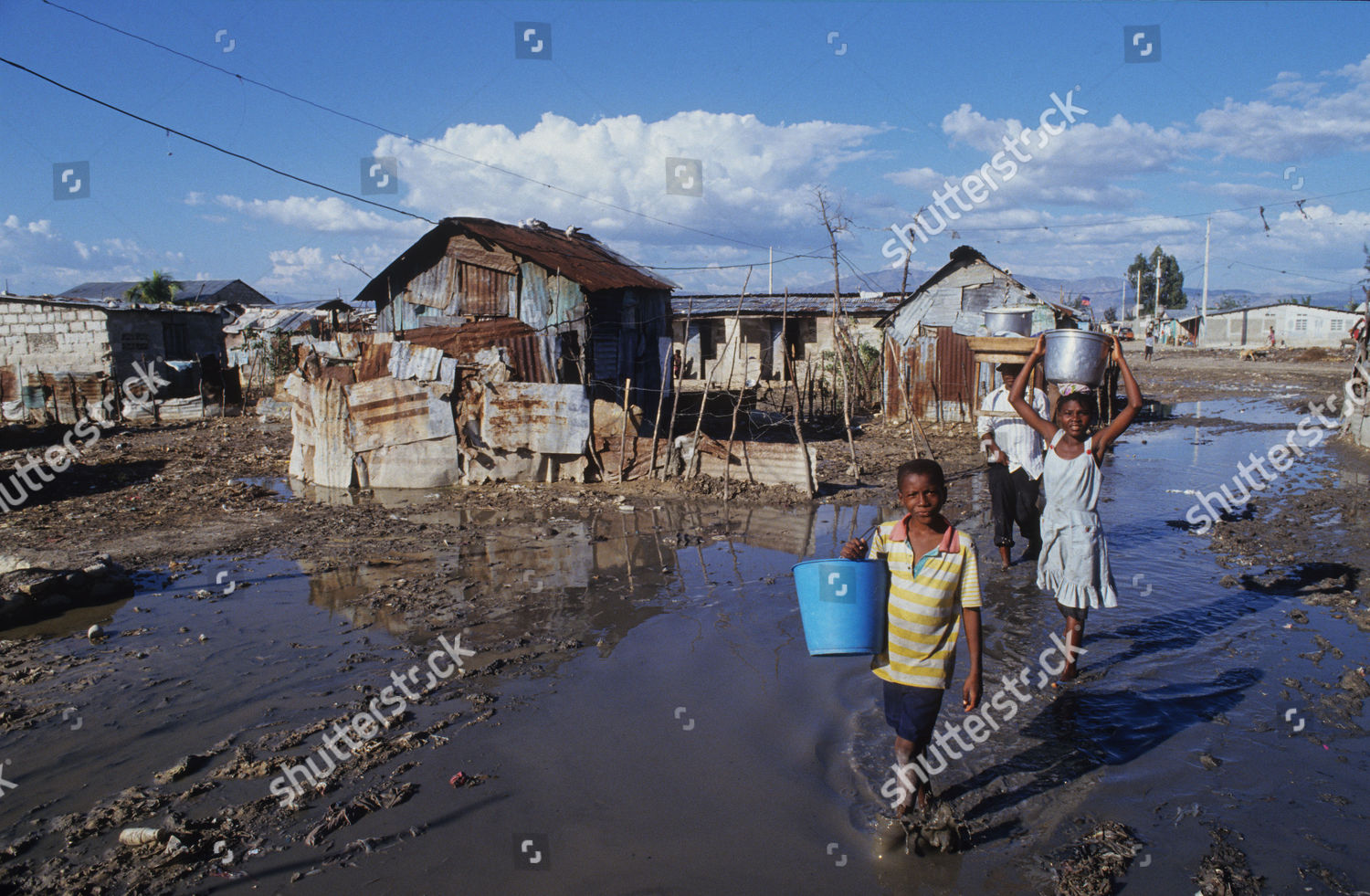Slums Haiti Cite Soleil Shanty Town Editorial Stock Photo - Stock Image ...