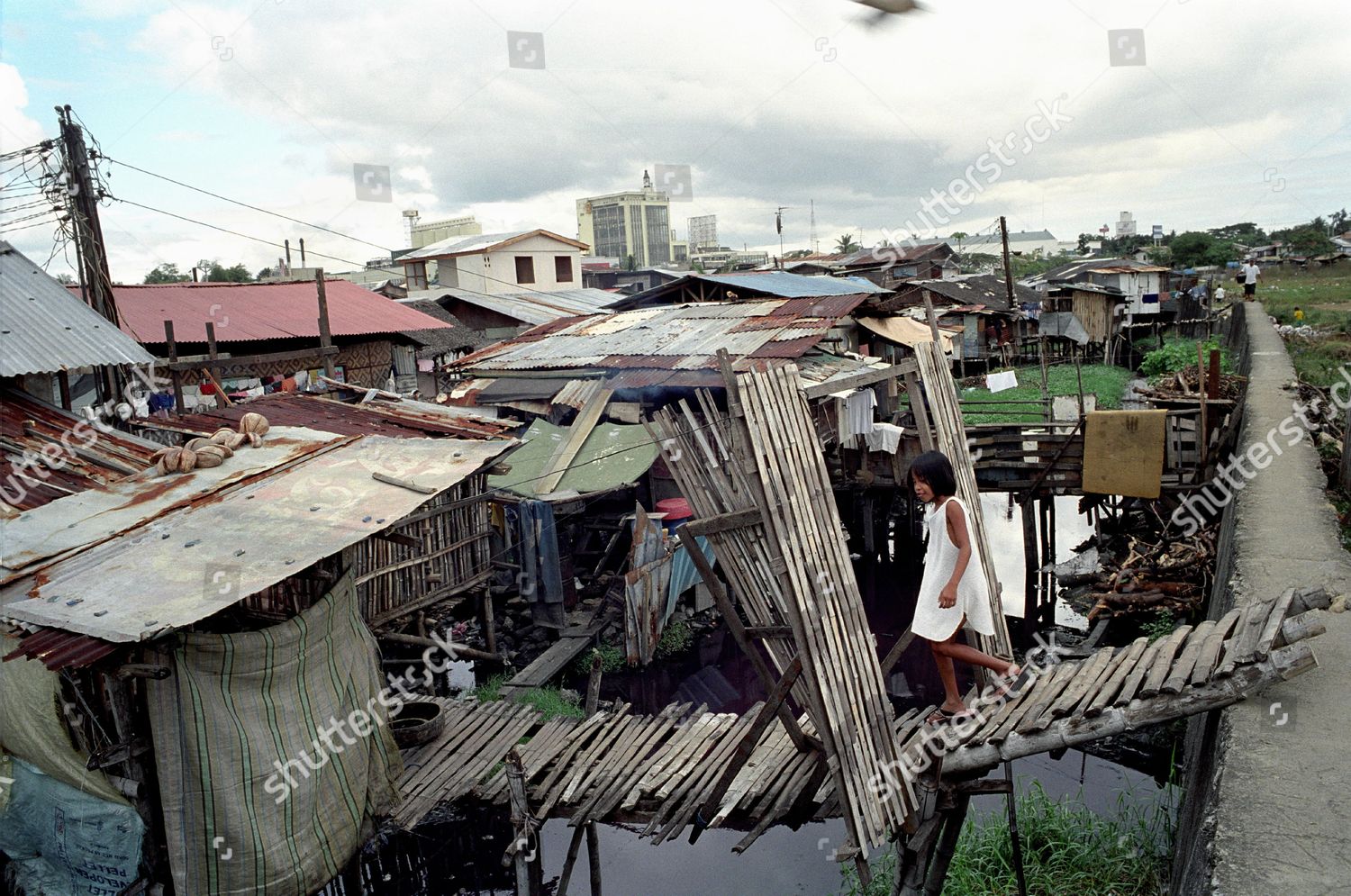 Slum Philippines Cebu Citythese Families Poor Editorial Stock Photo ...