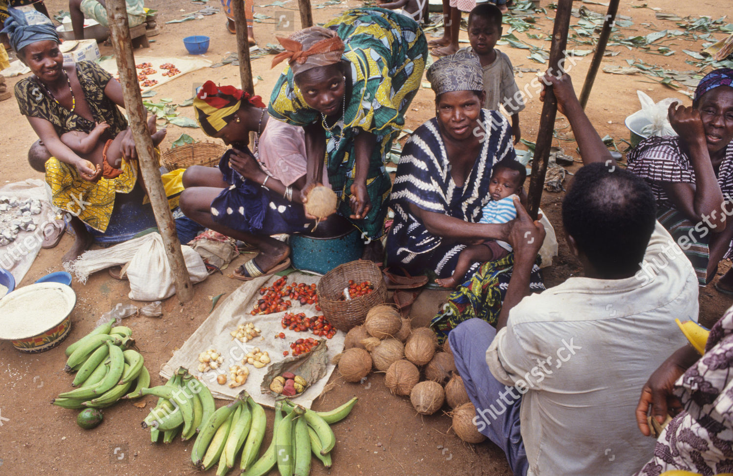 Food Stall Ivory Coast Daloa Town Editorial Stock Photo - Stock Image ...