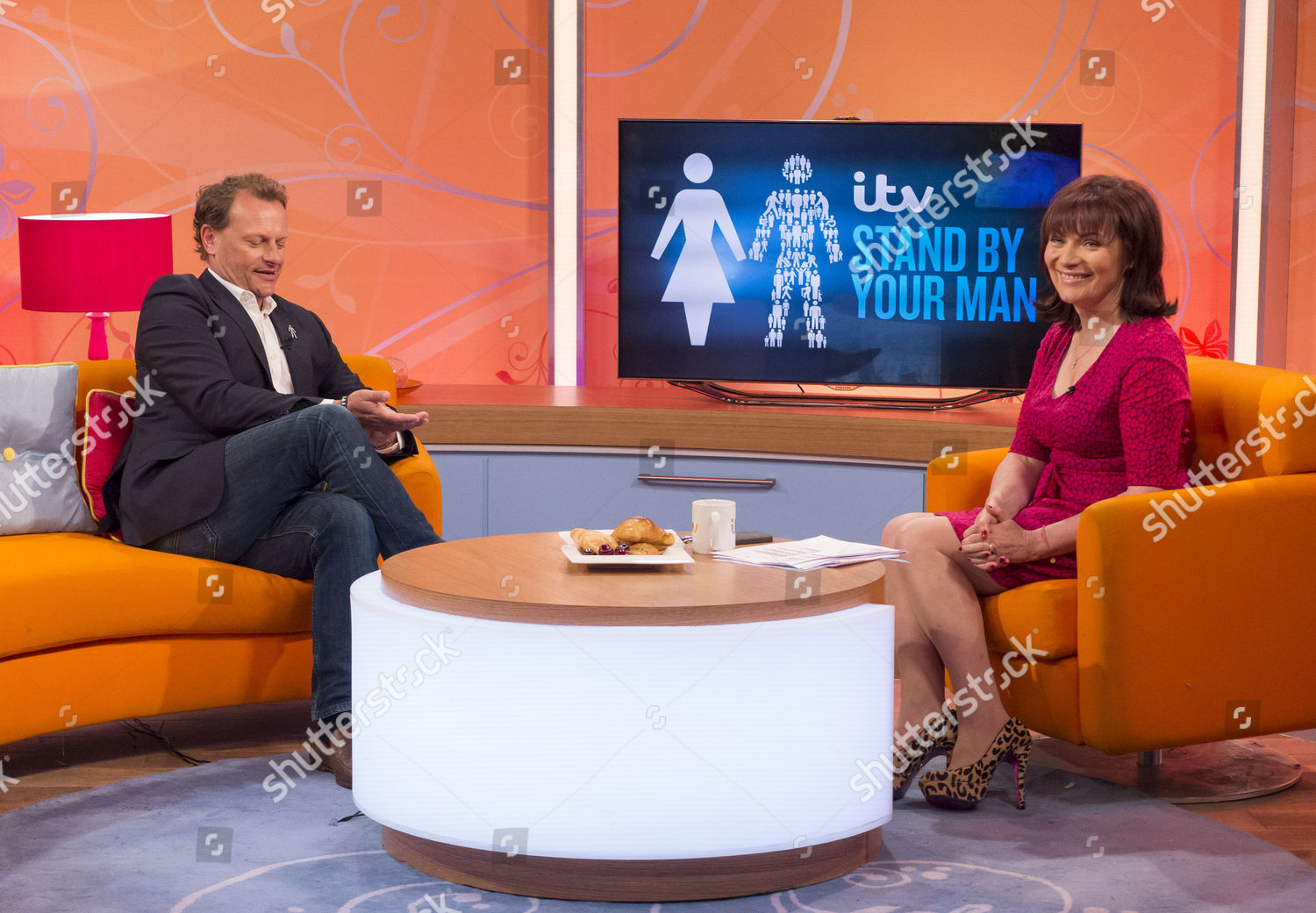 Neil Stuke Lorraine Kelly Editorial Stock Photo - Stock Image ...