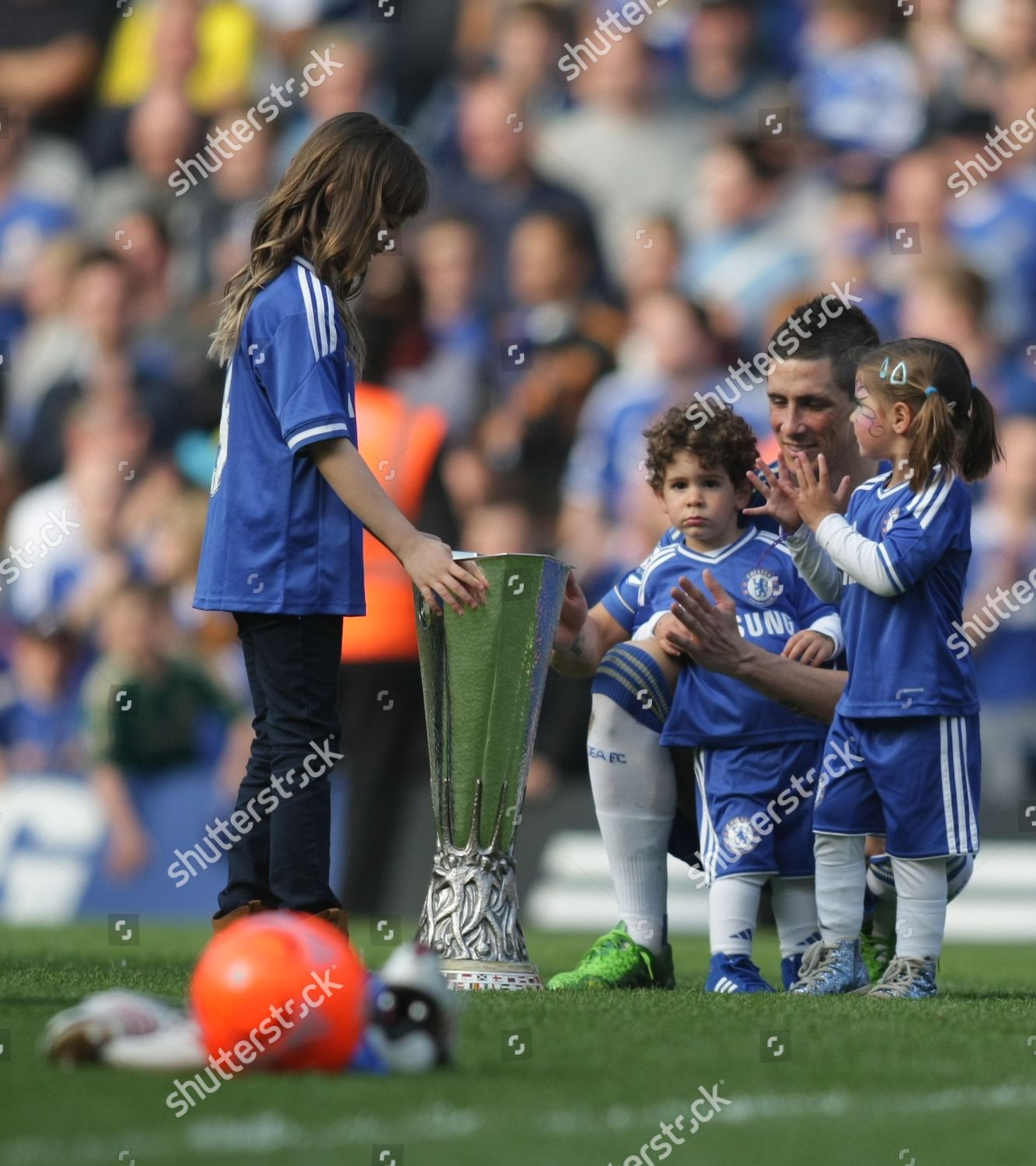 Chelseas Fernando Torres Kids Europa League Editorial Stock Photo ...