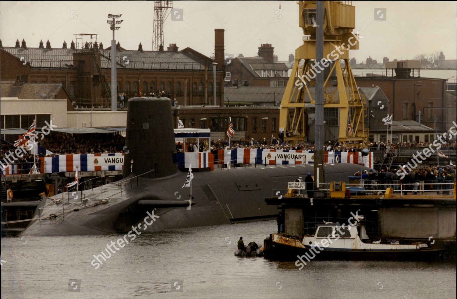 Hms Vanguard Royal Navy Submarine Barrow Editorial Stock Photo - Stock ...