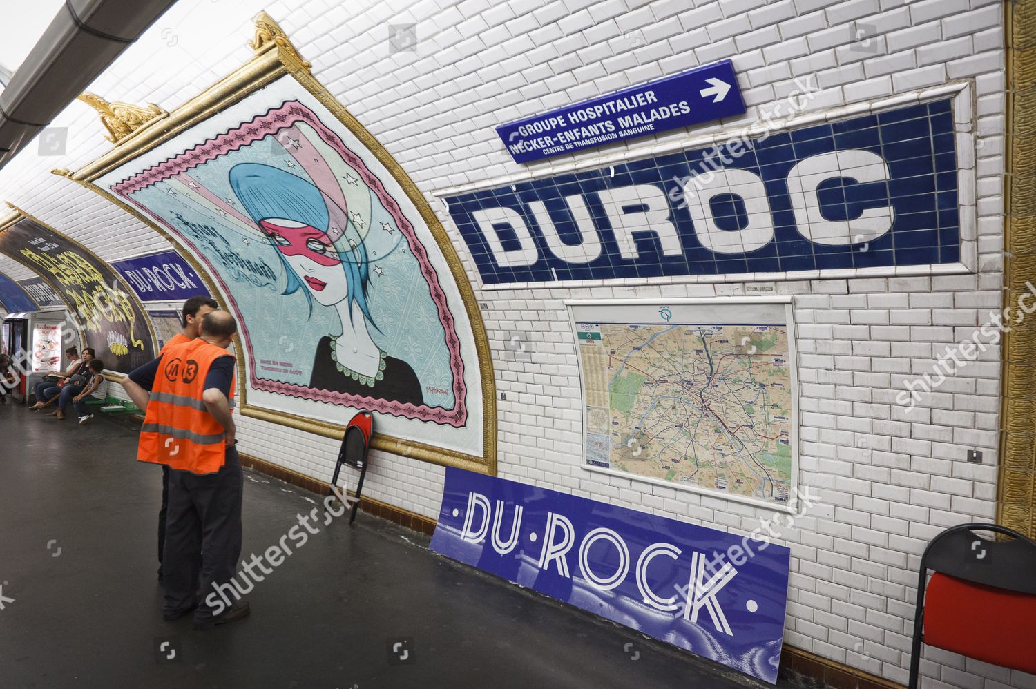 Tube Station Ratp Duroc Rename Du Editorial Stock Photo - Stock Image ...