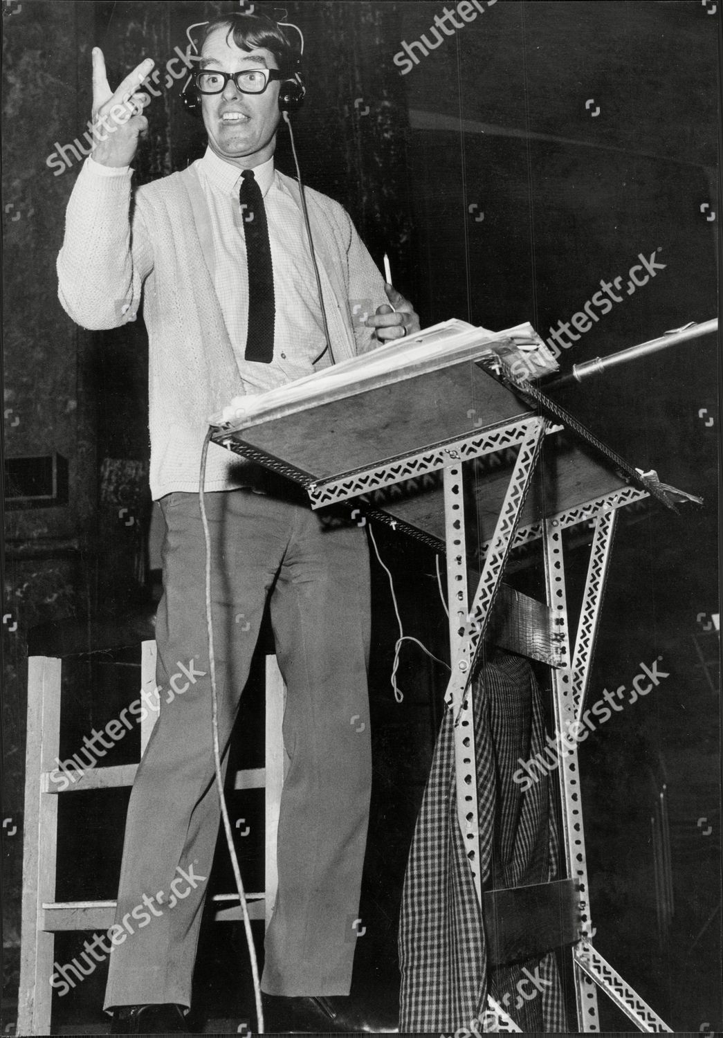 Bernard Herrmann Conductor Northern Dance Orchestra Editorial Stock ...