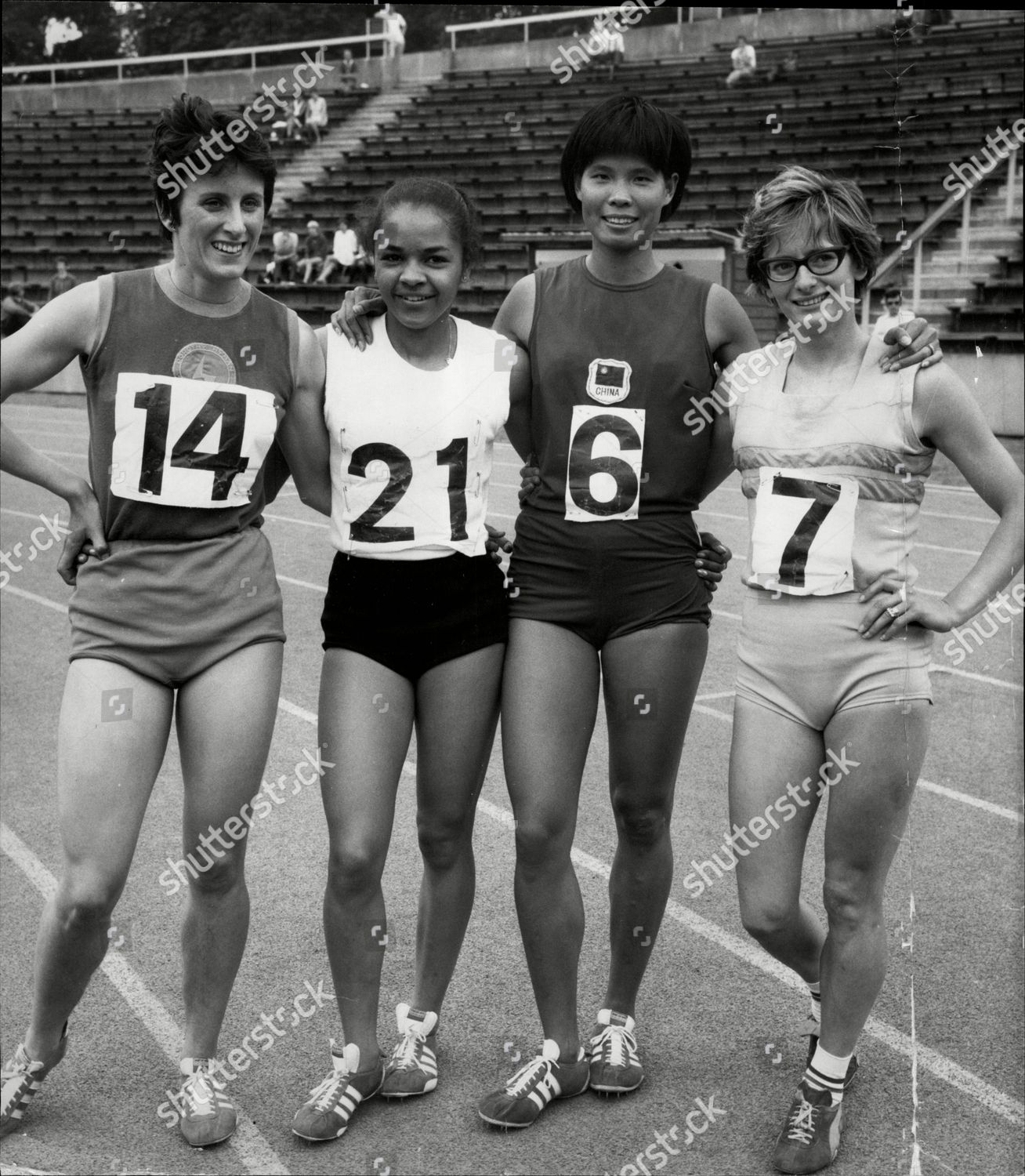 Athletes Dorothy Hyman Anita Neil Chi Editorial Stock Photo - Stock ...