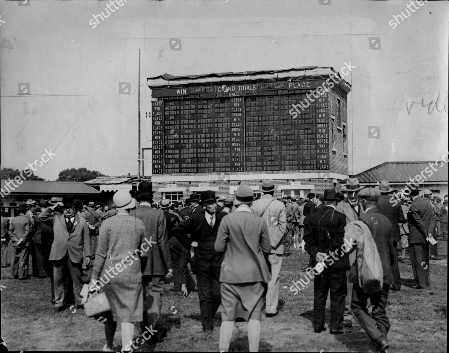 Totalisator Board Hurst Park Racecourse Tote Editorial Stock Photo ...