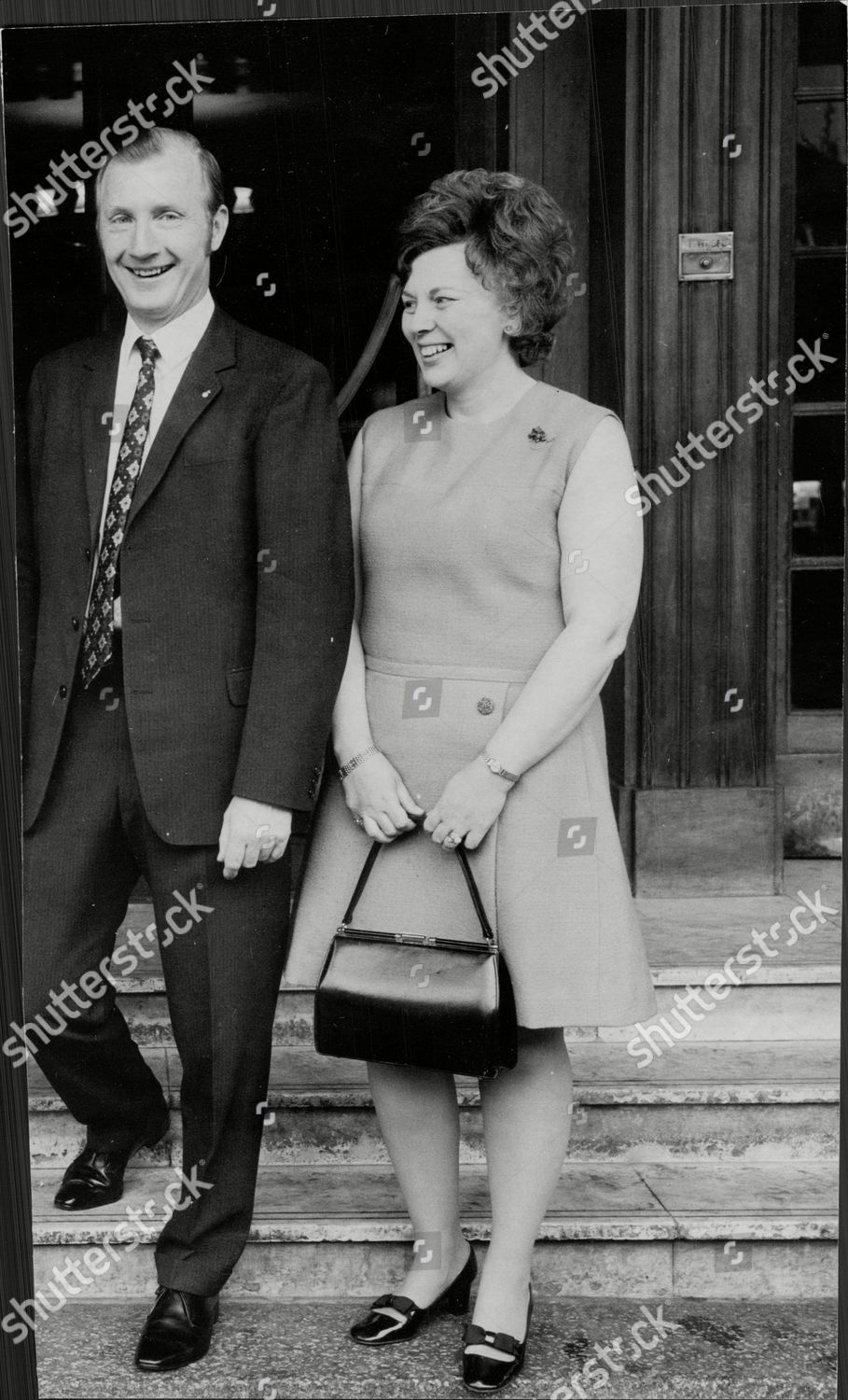 Football Referee Ray Tinkler His Wife Editorial Stock Photo - Stock ...
