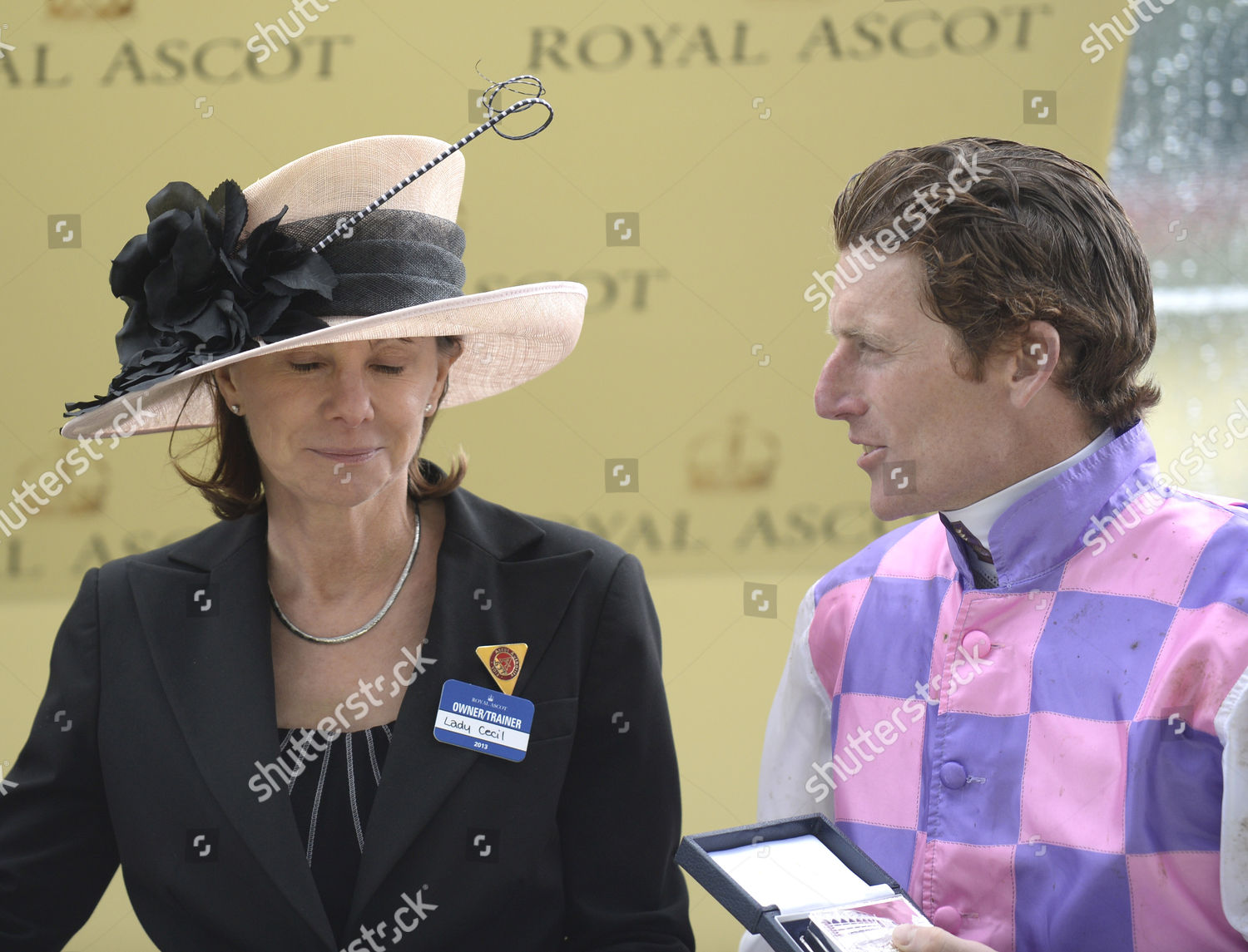 Lady Jane Cecil Trainer Johnny Murtagh Editorial Stock Photo - Stock ...