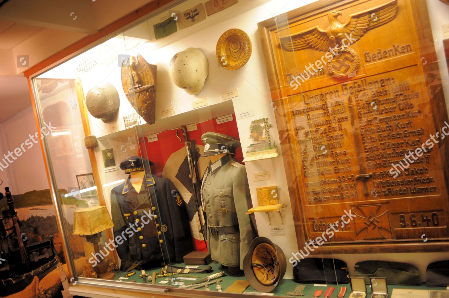 Exhibits On Display German Occupation Museum Editorial Stock Photo ...
