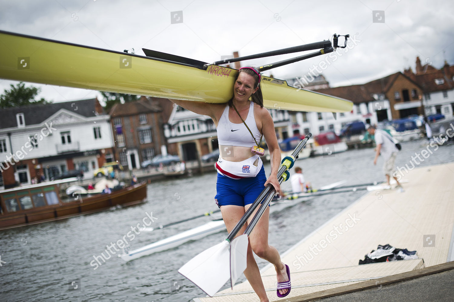 Pippa Whitaker Leaving Water After Competing Editorial Stock Photo ...