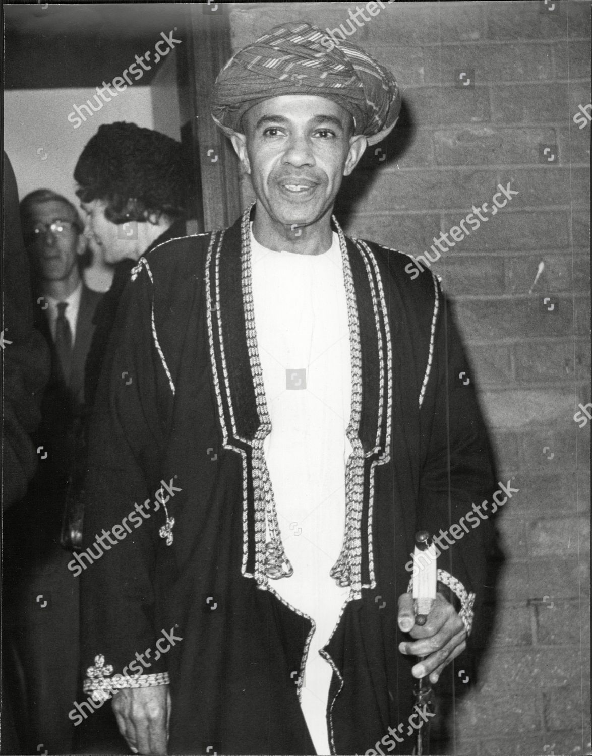Sultan Abdullah Bin Khalifa Sultan Zanzibar Editorial Stock Photo ...