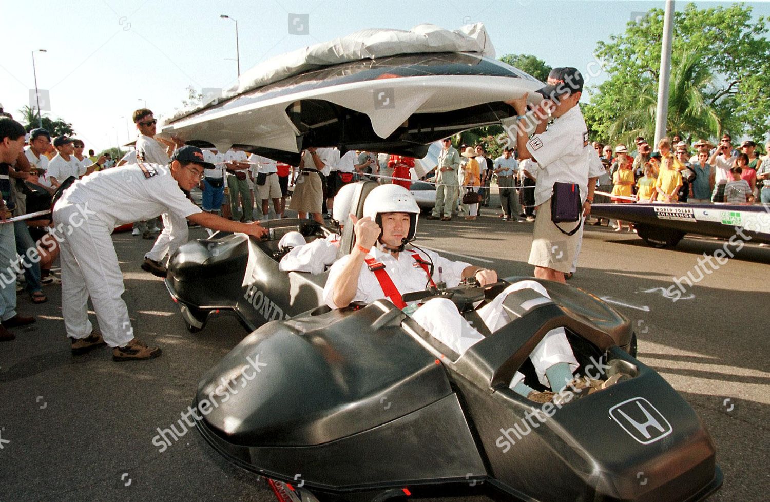 Honda Dream Solar Powered Car Editorial Stock Photo - Stock Image ...