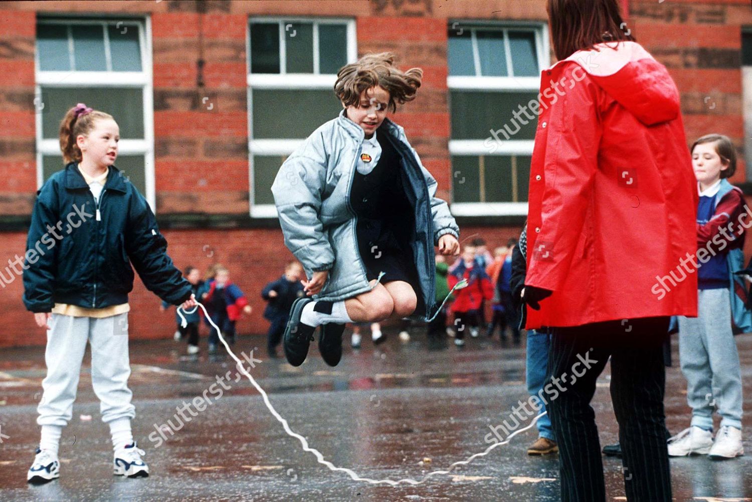 School Children Playing Skipping Rope Editorial Stock Photo - Stock ...