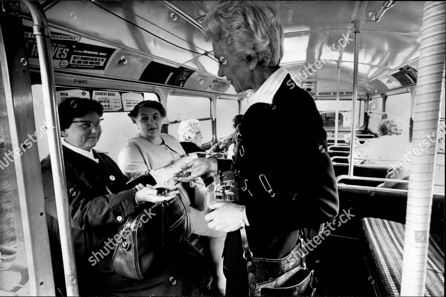 Bus Conductor Conductress Doris Smith Who Editorial Stock Photo - Stock ...