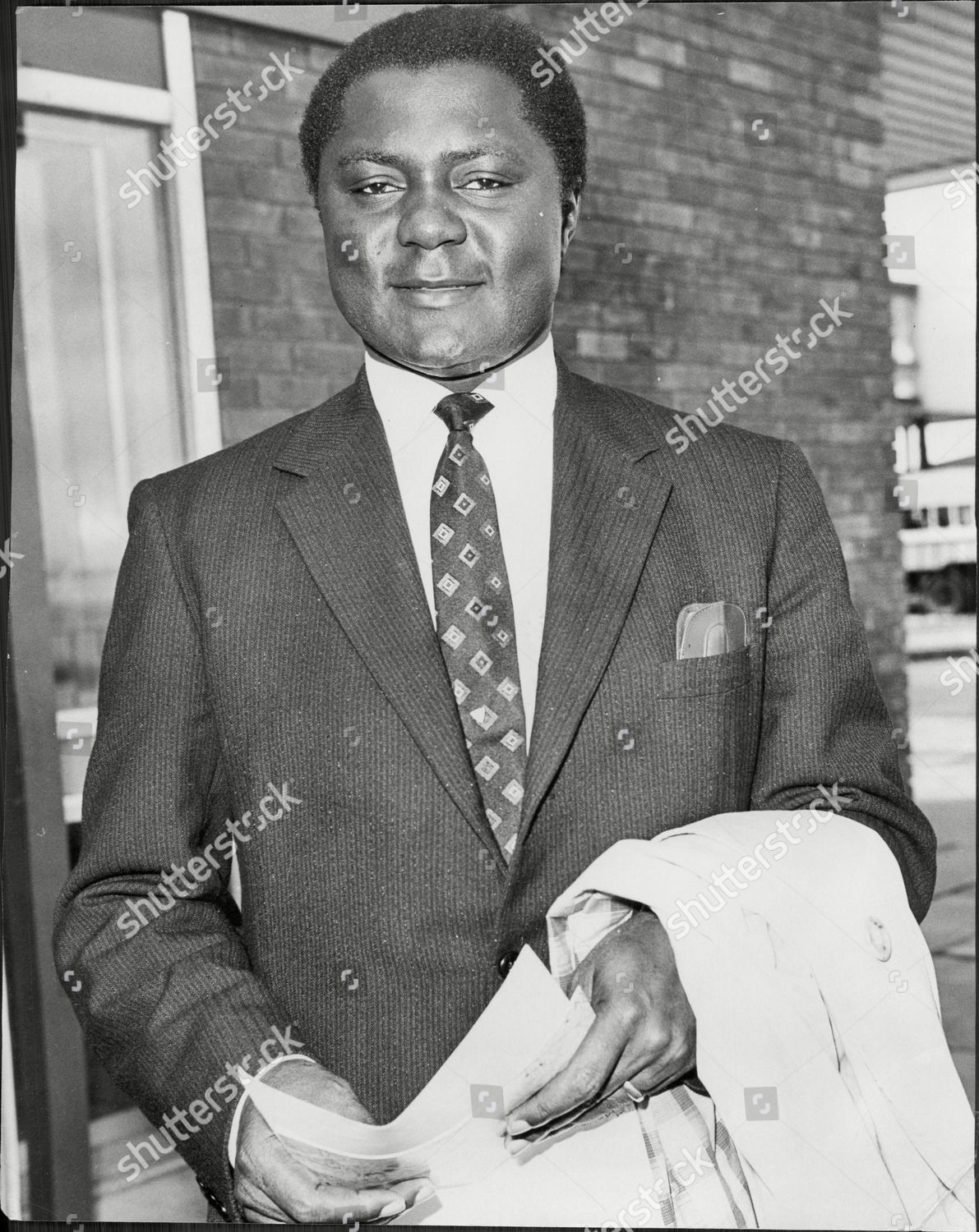 Kenyan Politician Tom Mboya Thomas Mboya Editorial Stock Photo - Stock ...