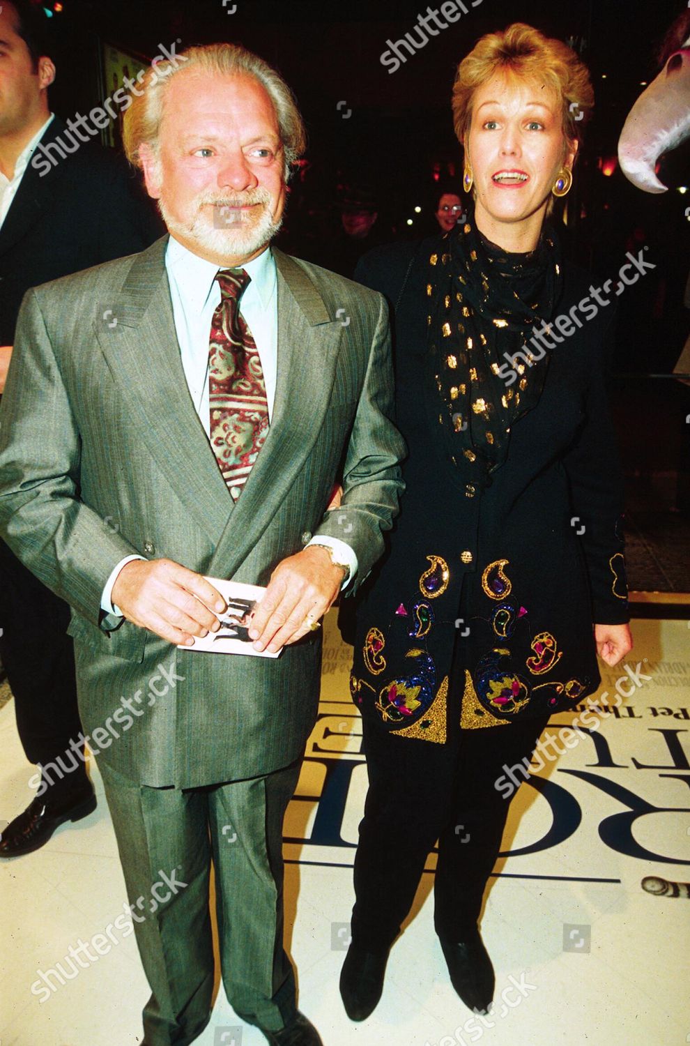 David Jason Girlfriend Gill Hinchcliffe Editorial Stock Photo - Stock ...