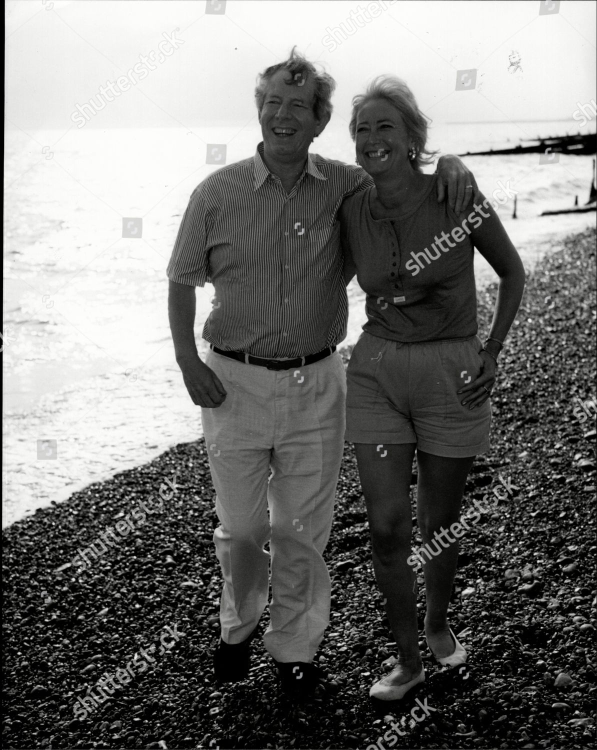 Journalist Broadcaster Derek Jameson Wife Ellen Editorial Stock Photo ...