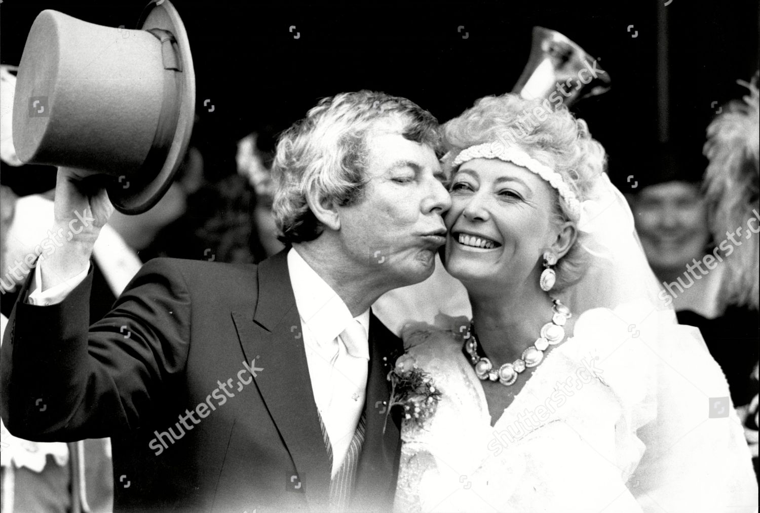 Wedding Journalist Broadcaster Derek Jameson Ellen Editorial Stock ...