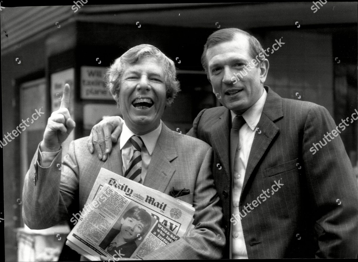 Journalist Broadcaster Derek Jameson Nigel Dempster Editorial Stock ...