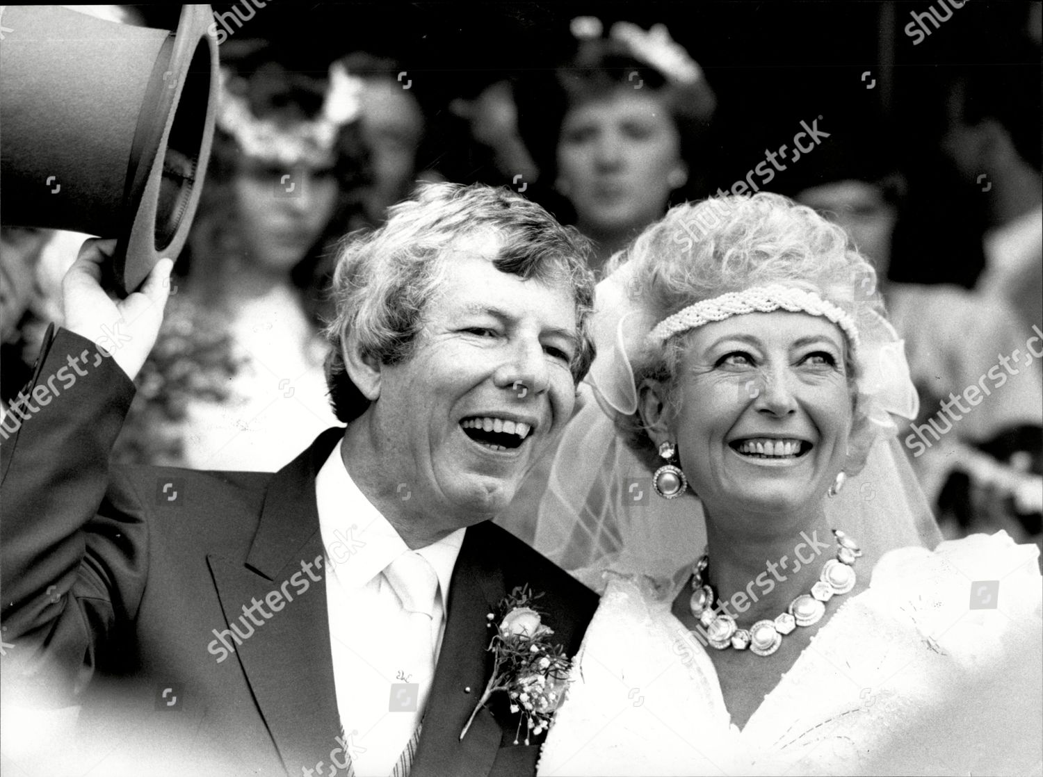Wedding Journalist Broadcaster Derek Jameson Ellen Editorial Stock ...