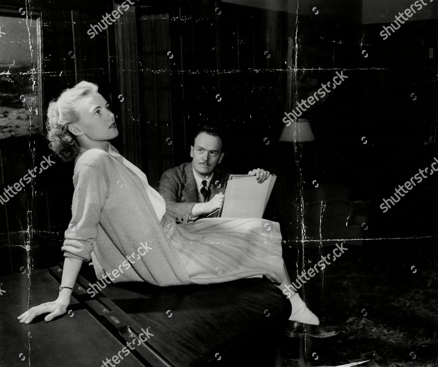 Cartoonist Alex Raymond Creator Rip Kirby: foto stock editoriale ...