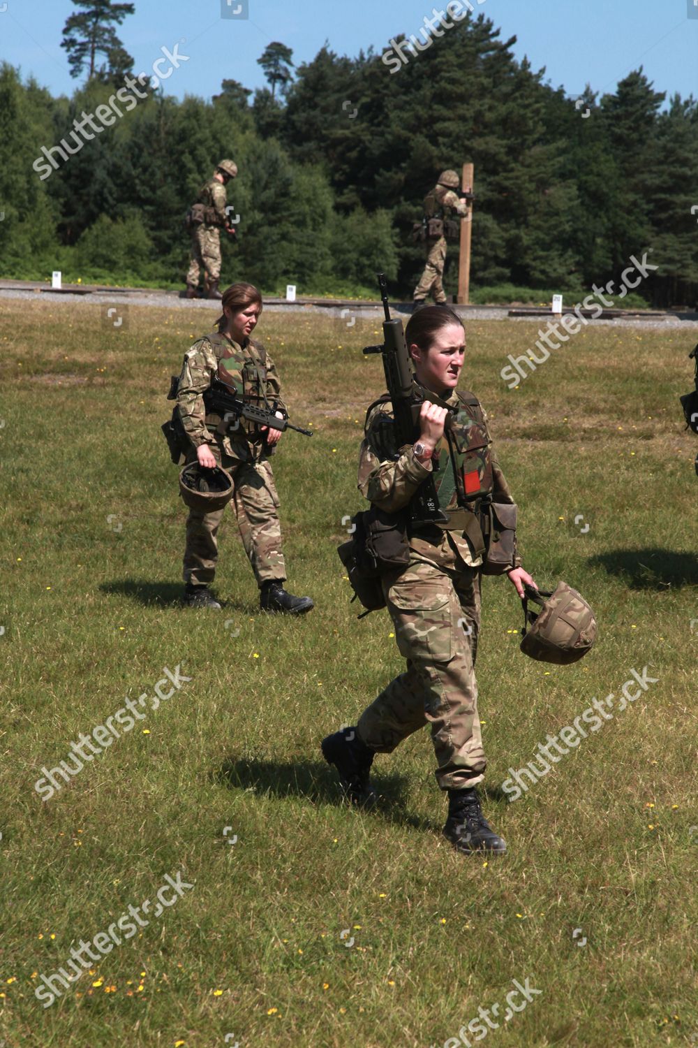 Female Recruits Initial Training Group Army Editorial Stock Photo ...
