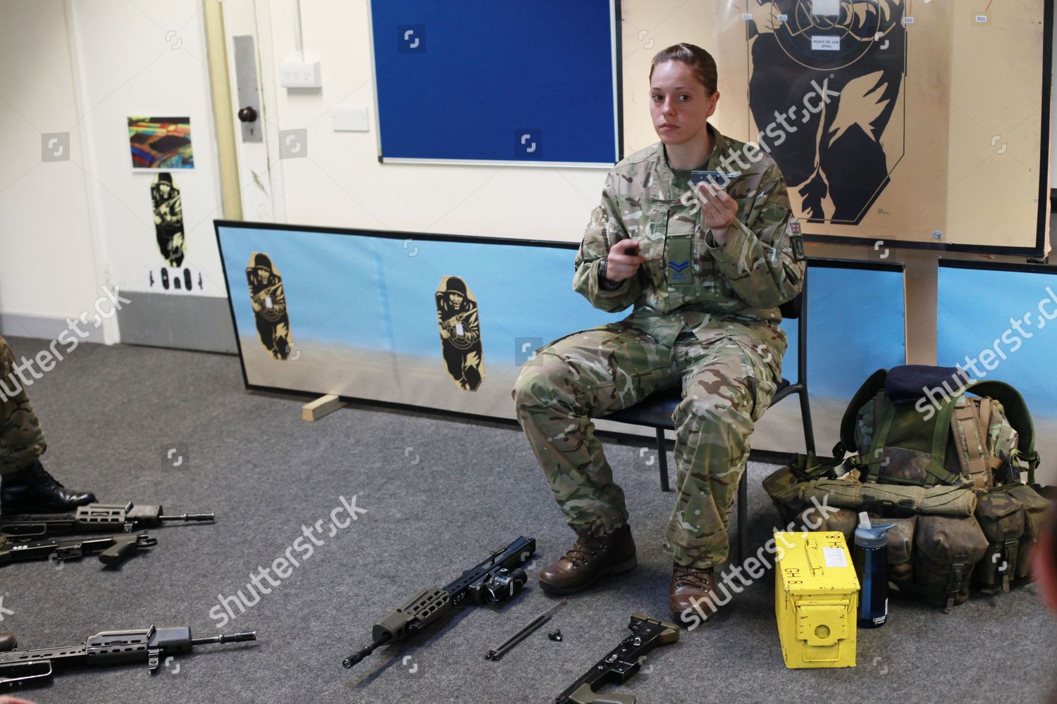 Female Recruits Initial Training Group Army Editorial Stock Photo ...