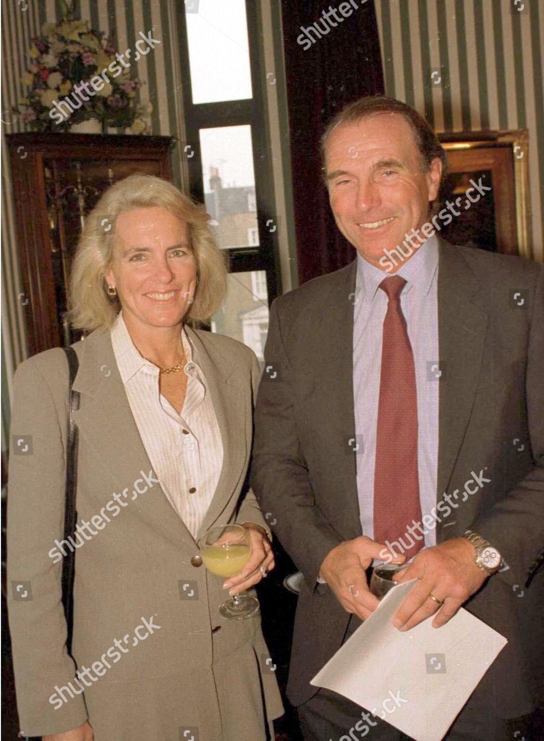 Captain Mark Phillips Wife Sandy Pflueger Editorial Stock Photo - Stock ...