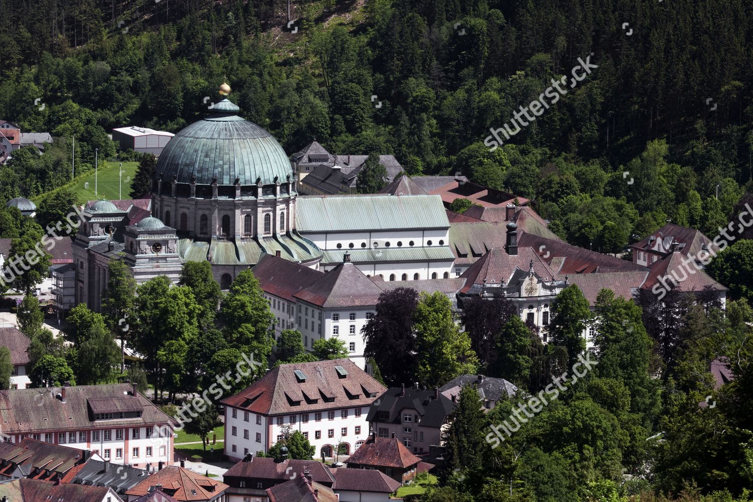 View Town Cathedral Weissenstein Vantage Point Editorial Stock Photo ...