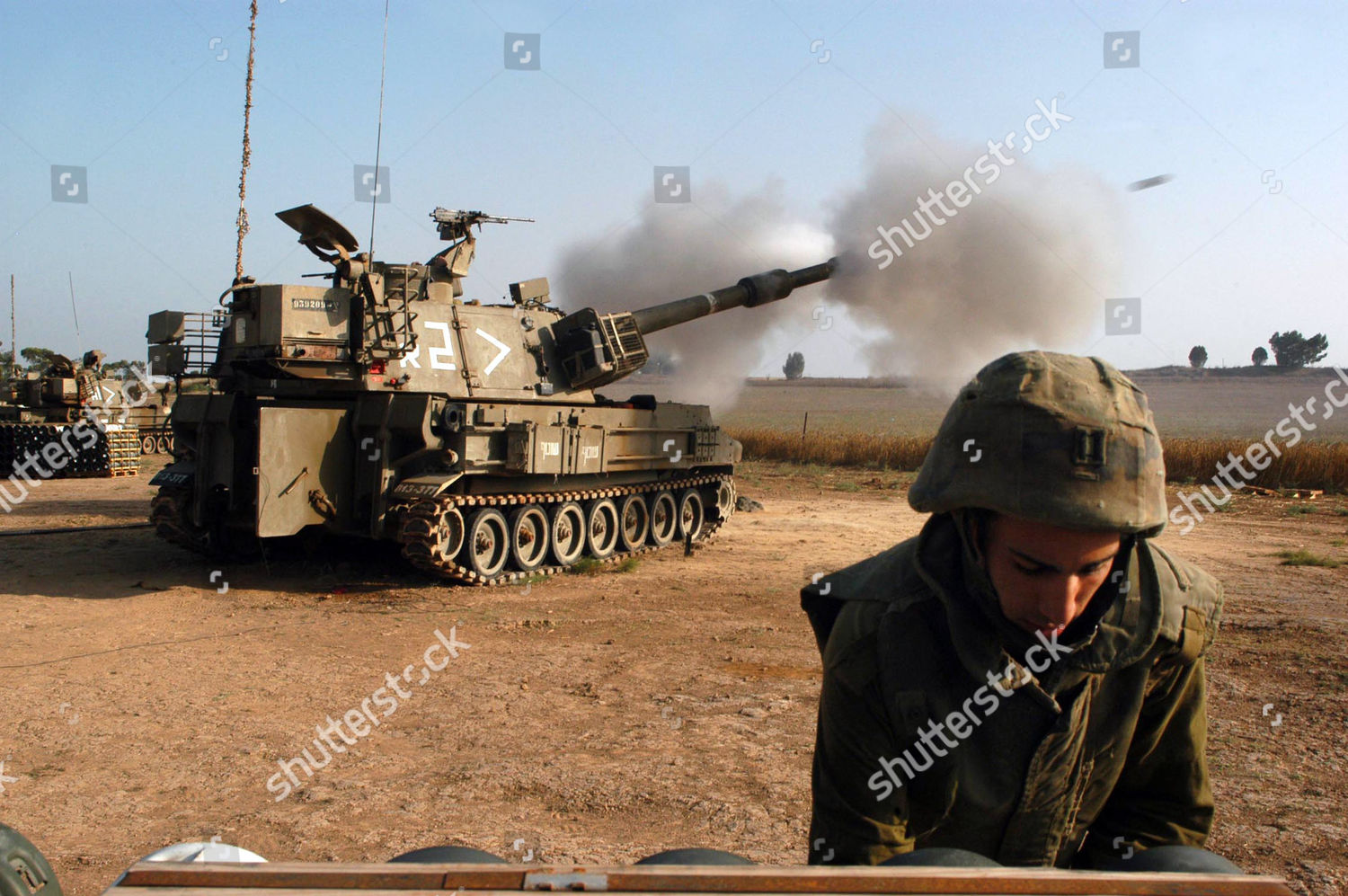 Israeli Artillery M109 Howitzer During 2006 Editorial Stock Photo ...