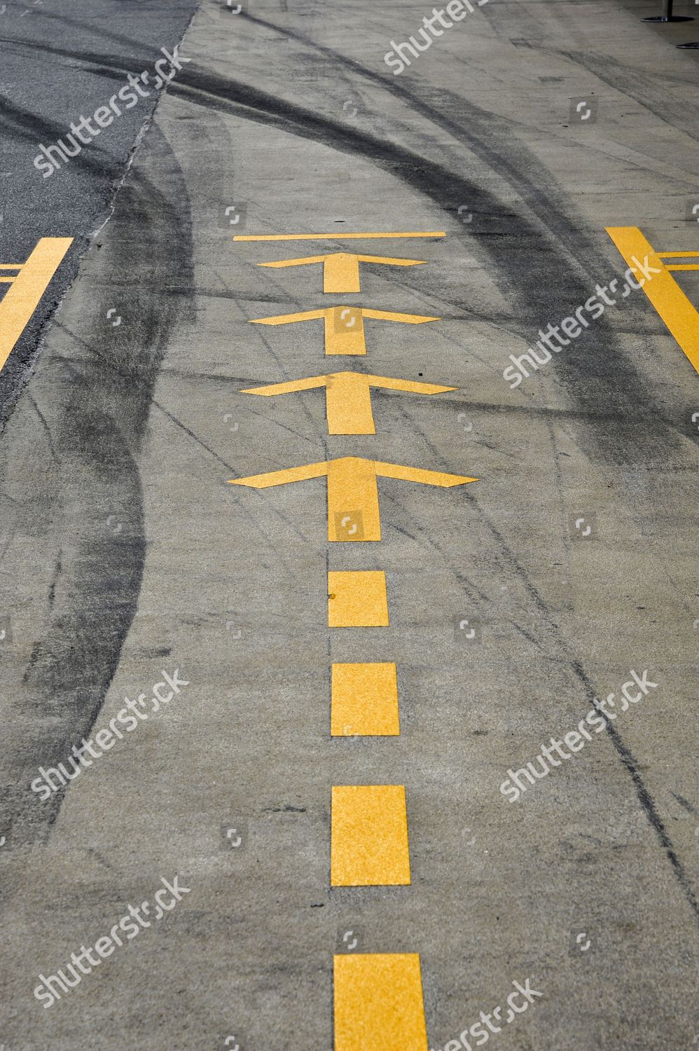 Markings Pit Lane During Testing Circuit Editorial Stock Photo - Stock ...