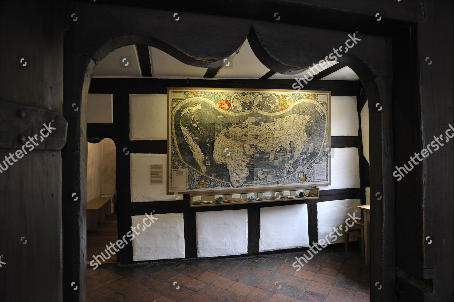 World Map 1527 Various Minerals Manufacture Editorial Stock Photo ...