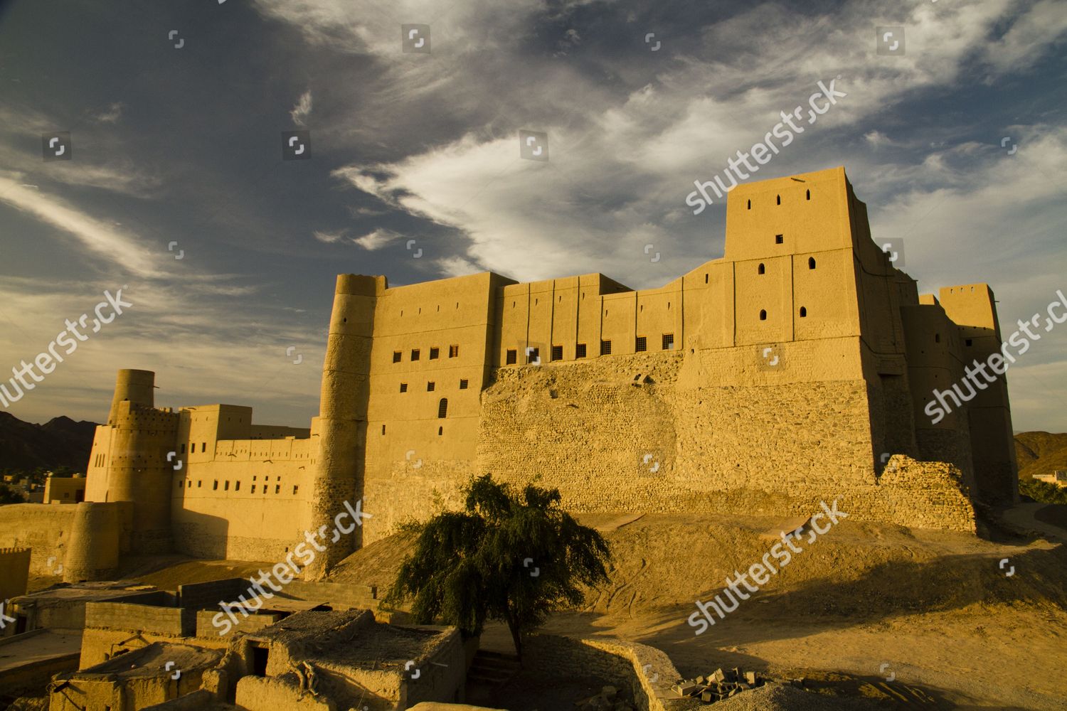 Bahla Fort Hisn Tamah Unesco World Editorial Stock Photo - Stock Image ...