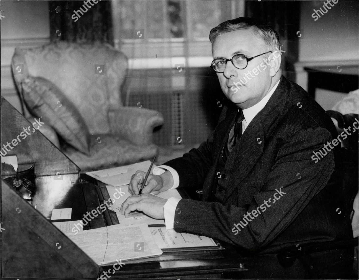 Rt Hon Dr Herbert V Evatt Editorial Stock Photo - Stock Image ...