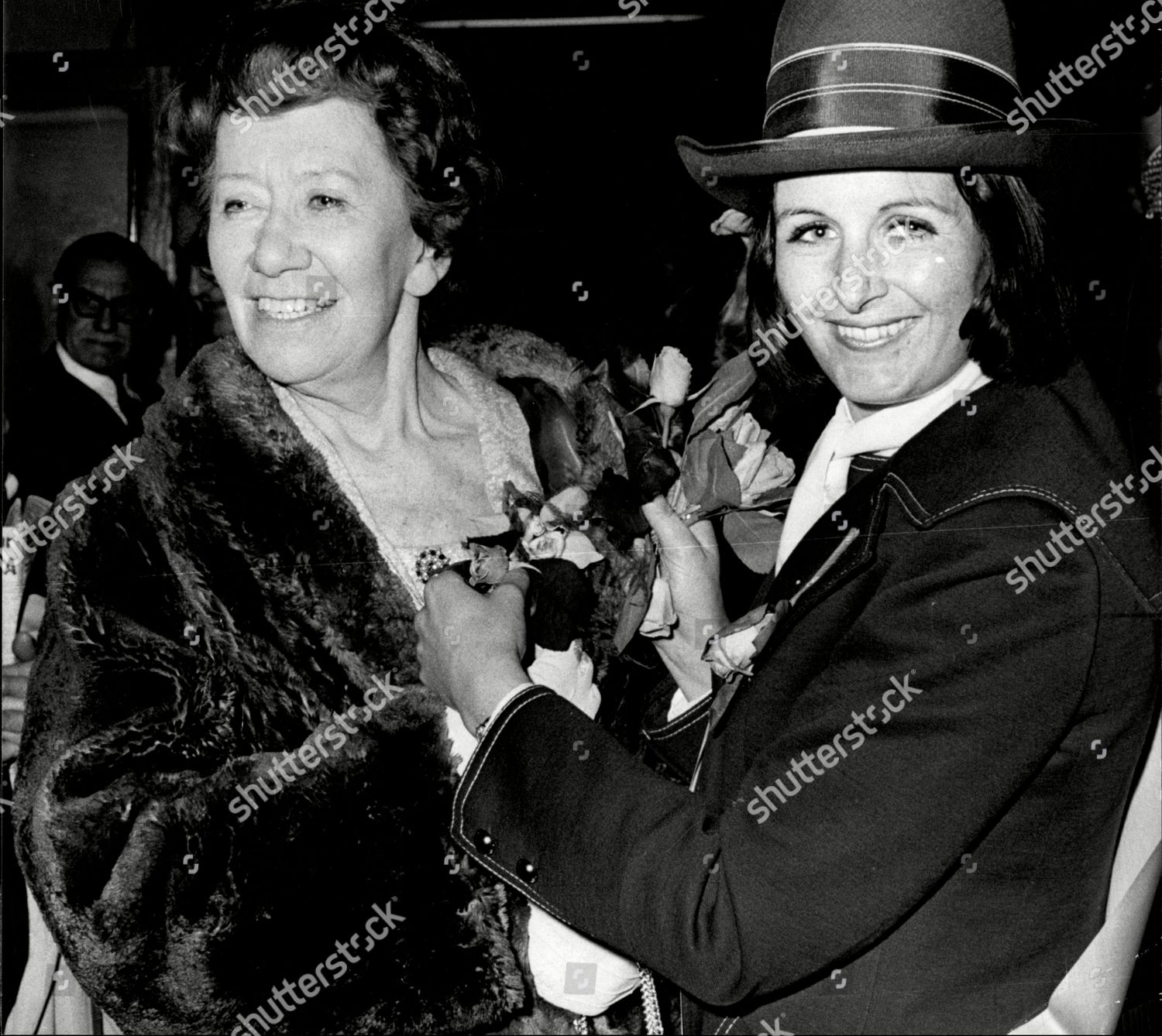 Actress Dame Flora Robson Left Dame Editorial Stock Photo - Stock Image ...
